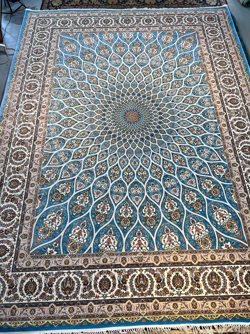 Persian machine made carpet 1200 knots, Furniture & Home Living ...
