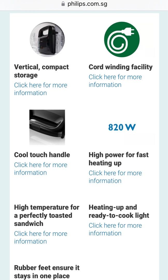 Philips sandwich toaster, TV & Home Appliances, Kitchen Appliances ...