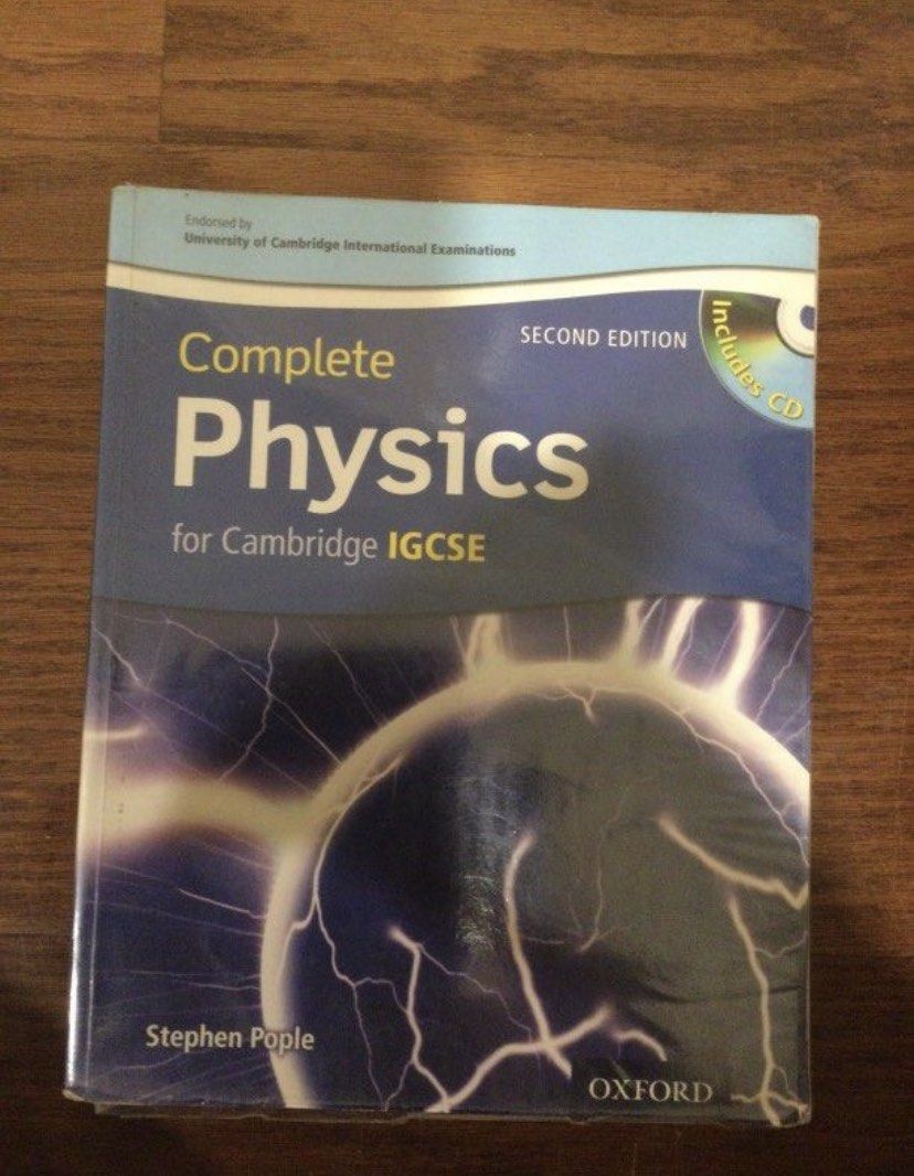 Physics IGCSE 0625 Oxford Second Edition, Hobbies & Toys, Books ...