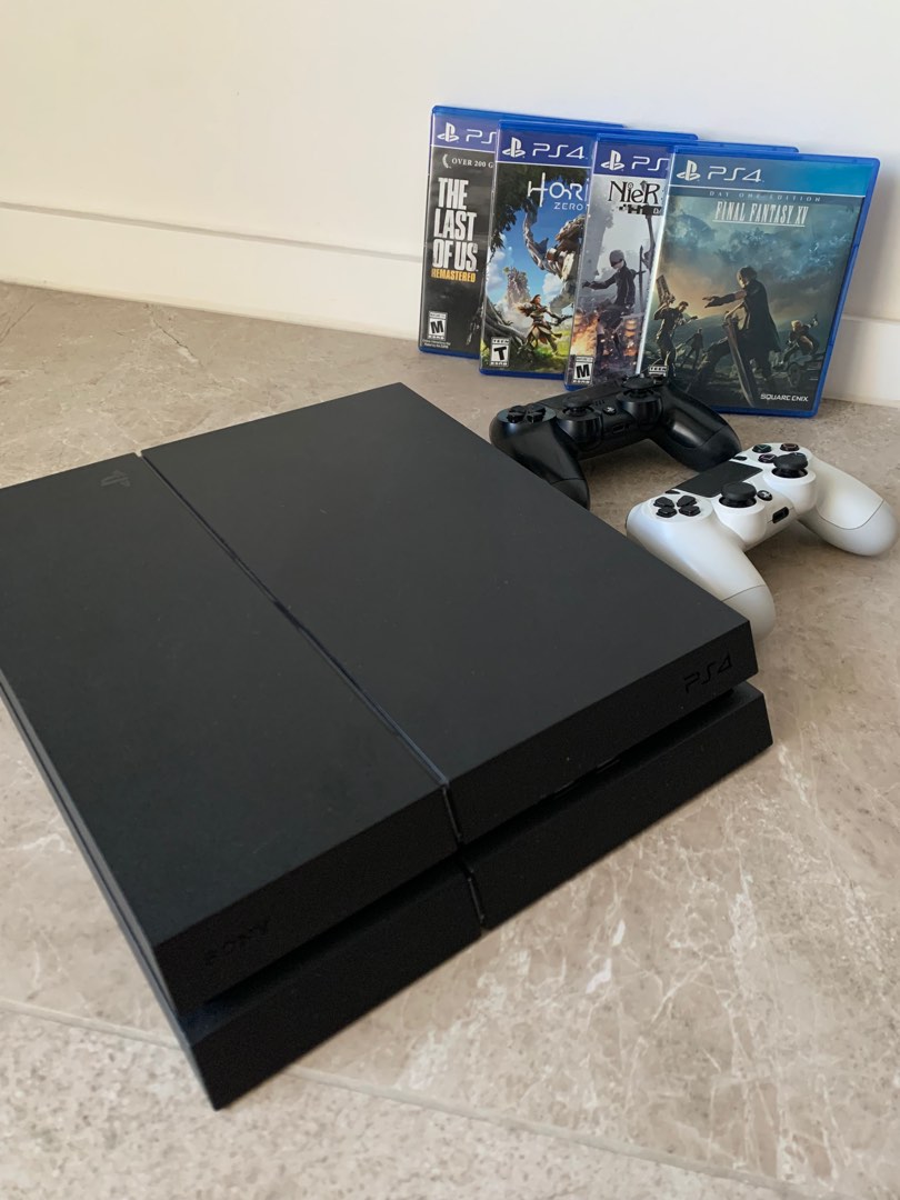 PlayStation 4 with controller condition clean and well kept without ...
