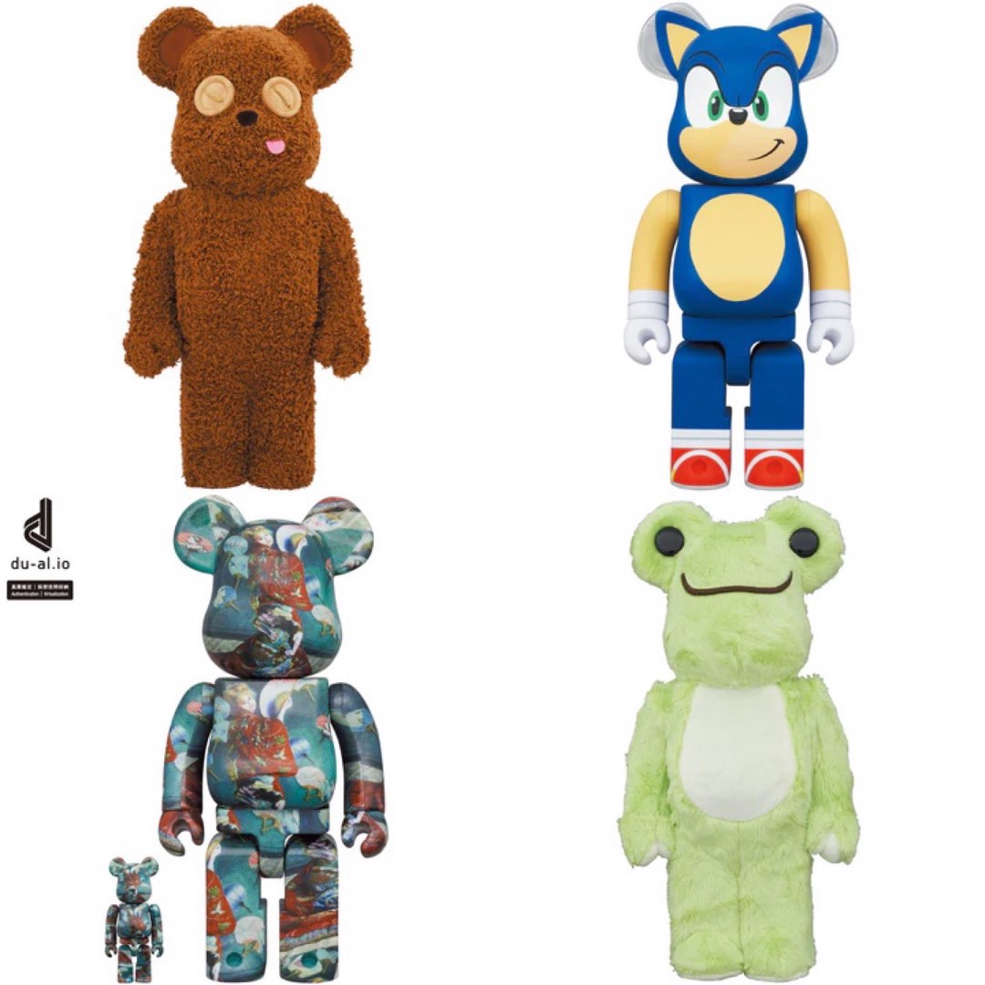 Po sonic pickles frog Tim minion Claude Monet "LA JAPONAISE" bearbrick ...