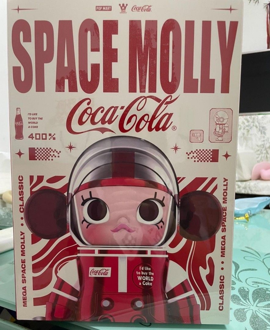 P.O. POP MART MEGA SPACE MOLLY X COCA COLA 400% & 1000%, Hobbies & Toys ...