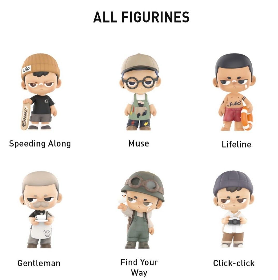 [PO-Confirmed] POPMart KUBO Walks of Life Series Blind Box 泡泡玛特 ...