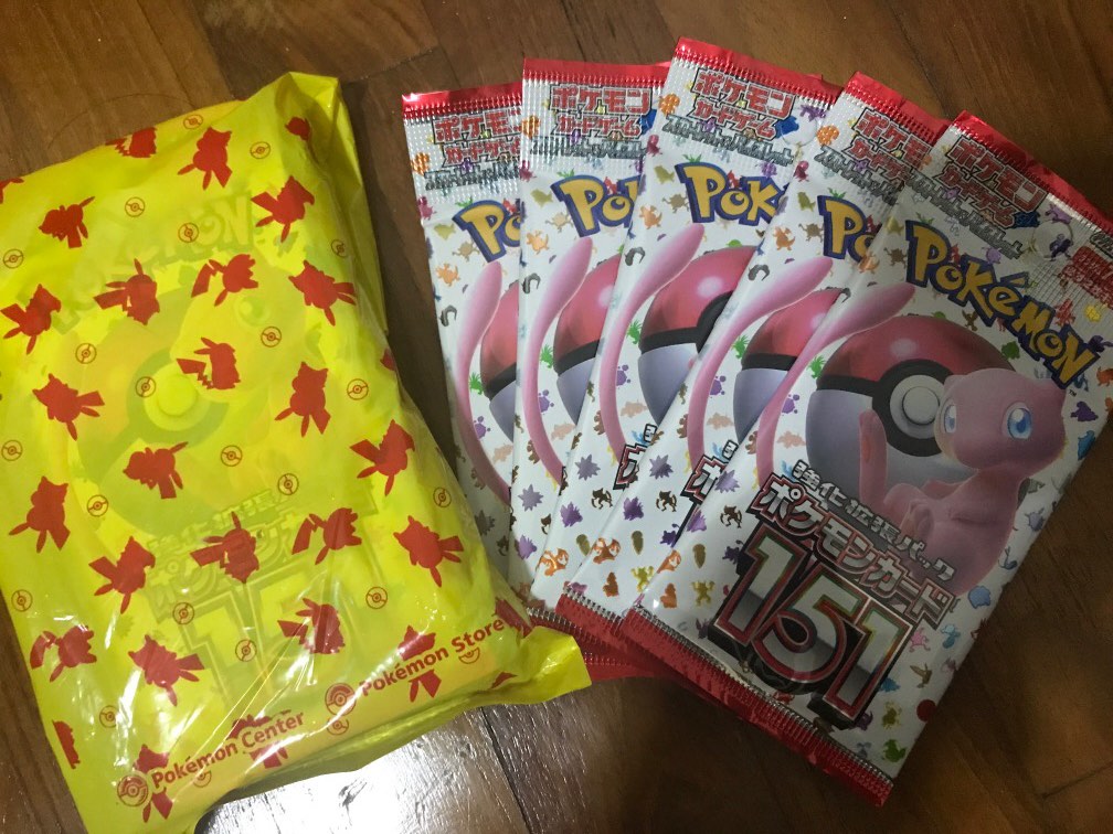 Pokemon 151 Booster Packs from Pokemon Center Japan | Pokemon TCG ...