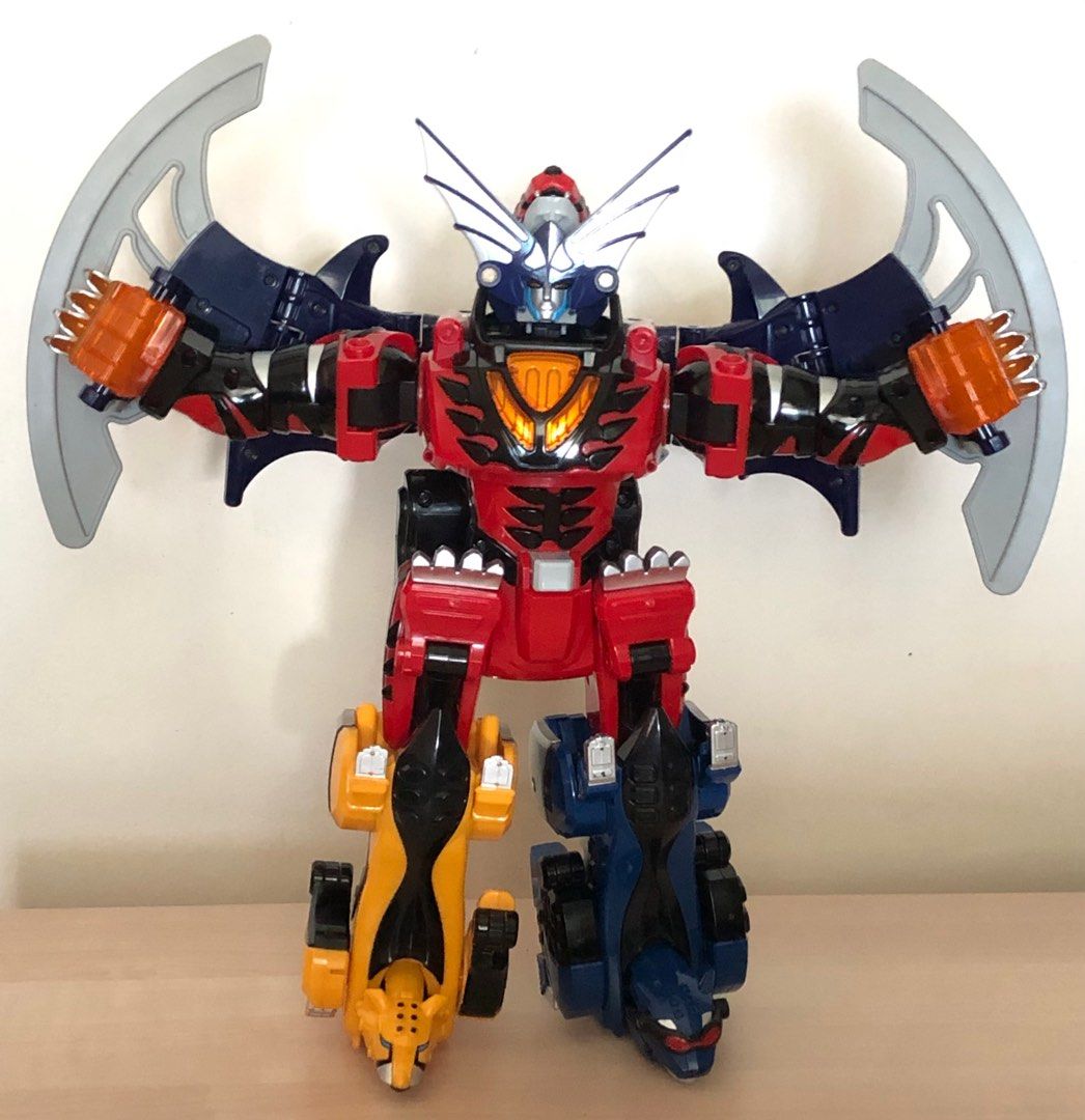 Power Rangers Jungle Fury Gekiranger DX GekiTohja Bat Set Megazord ...