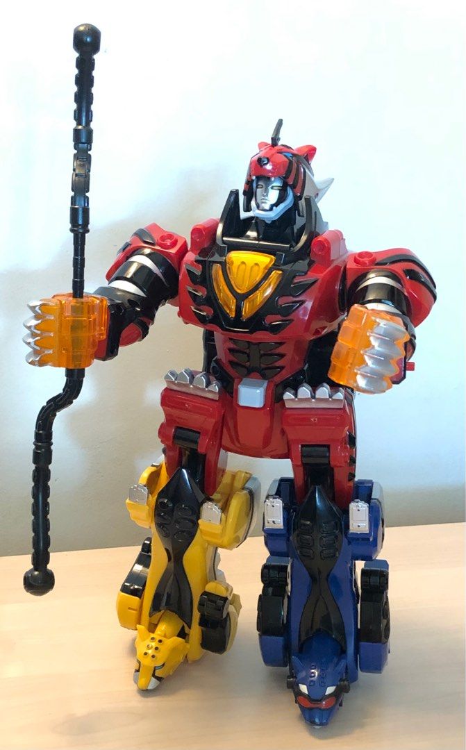 Power Rangers Jungle Fury Gekiranger DX GekiTohja Bat Set Megazord ...