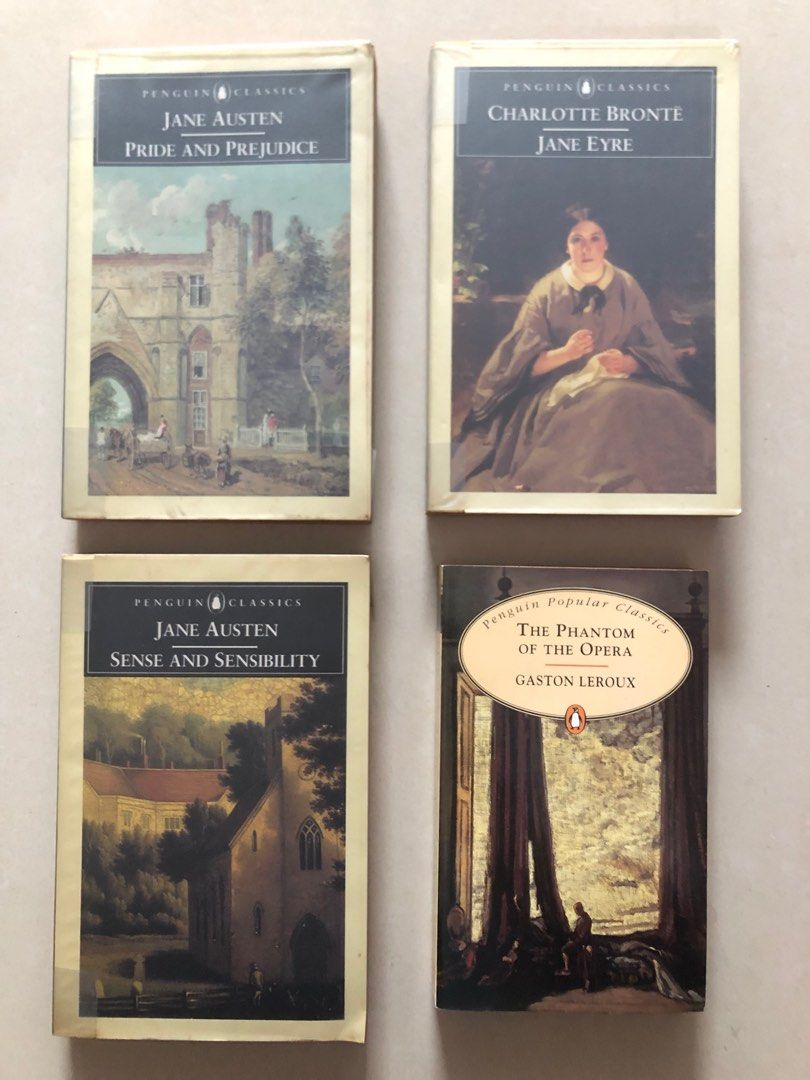 Pride and Prejudice, Jane Eyre, Sense and Sensibility, The Phantom of ...