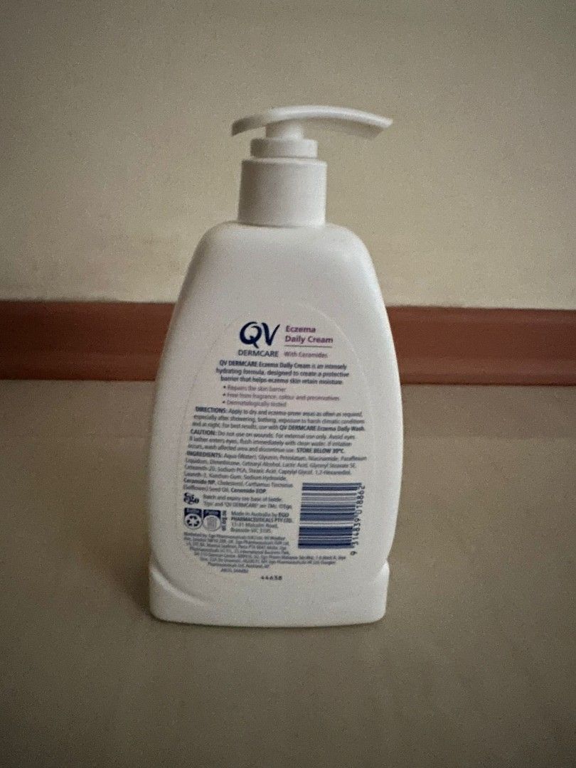 QV Dermcare Eczema Daily Cream With Ceramides 350ml, Beauty & Personal ...