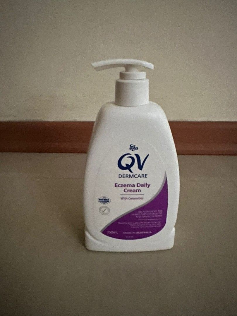 QV Dermcare Eczema Daily Cream With Ceramides 350ml, Beauty & Personal ...