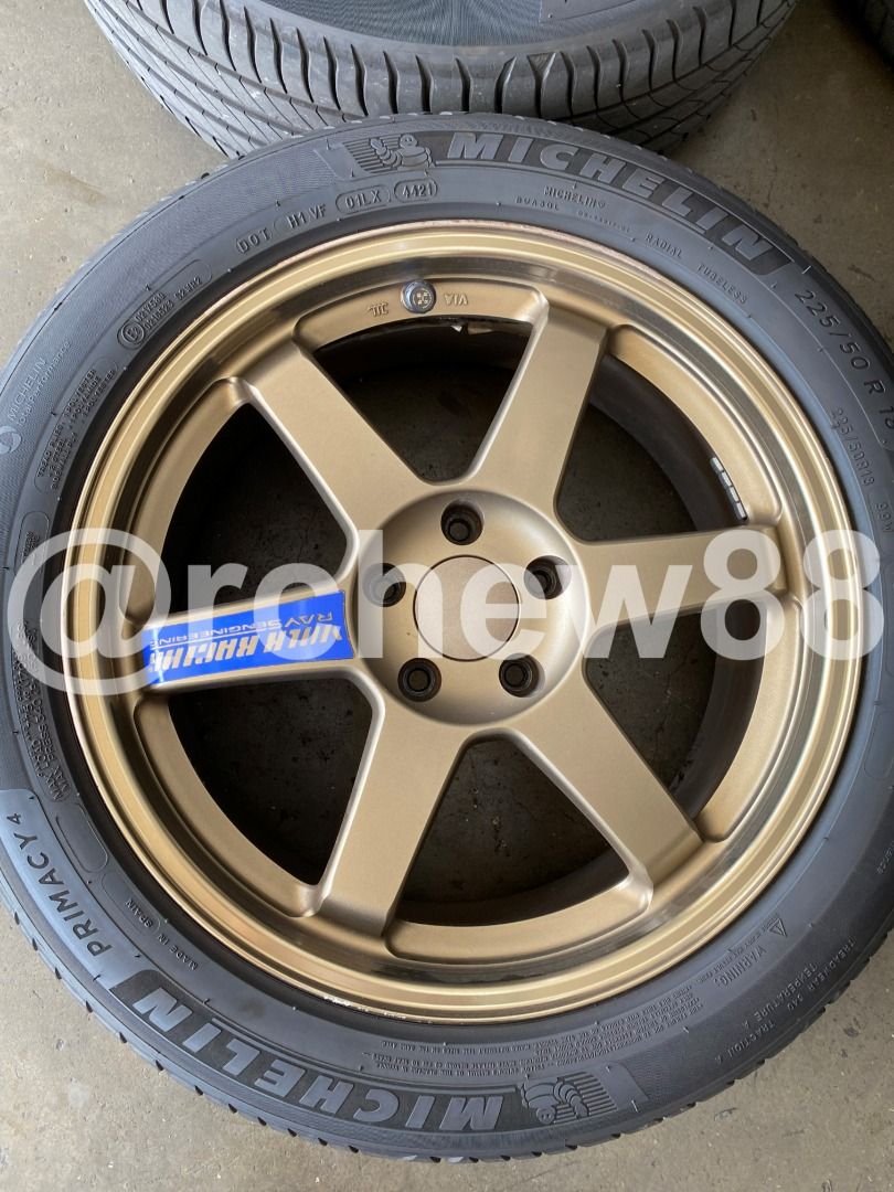 RAYS Engineering Volk Racing TE37 (Made in Japan) + Tyres, Car ...