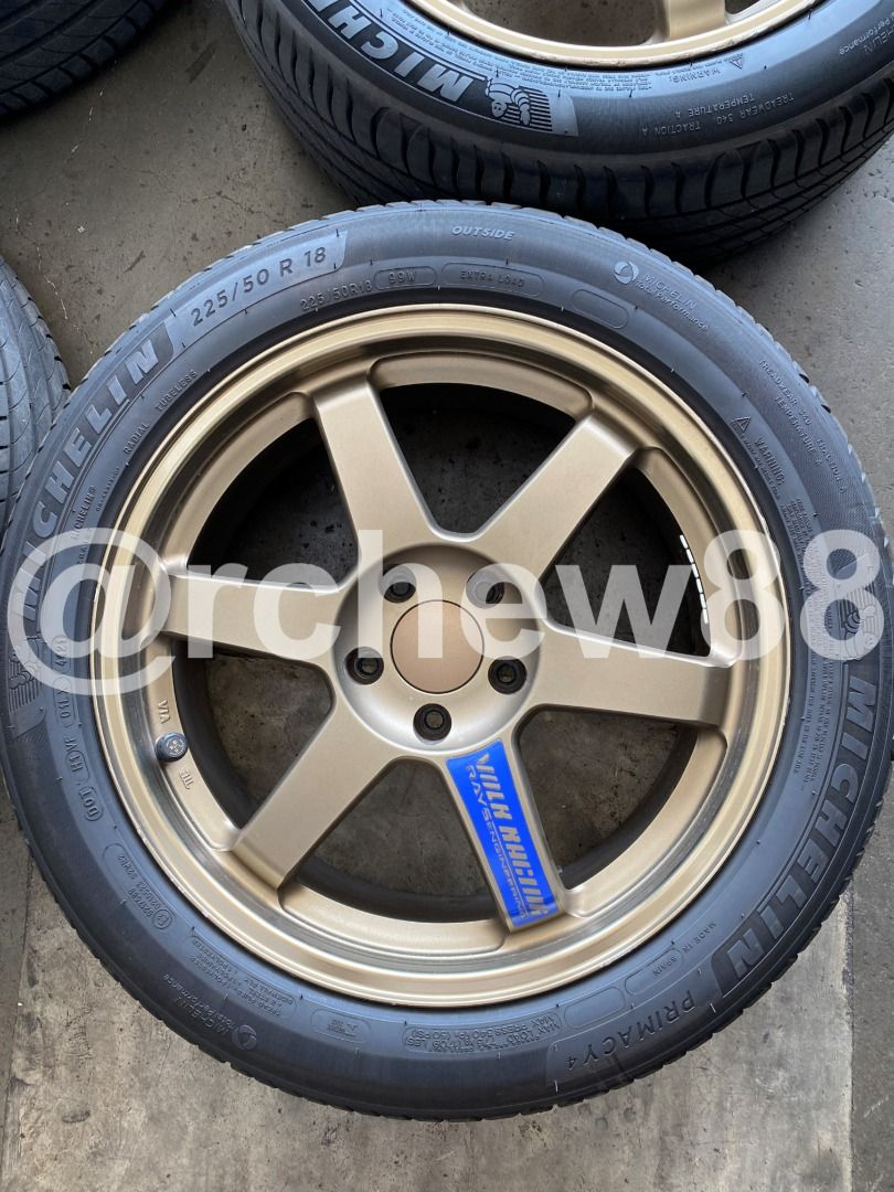 RAYS Engineering Volk Racing TE37 (Made in Japan) + Tyres, Car ...