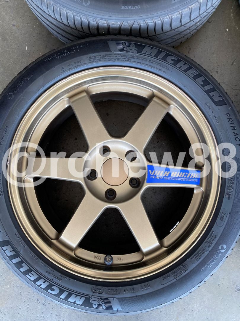 RAYS Engineering Volk Racing TE37 (Made in Japan) + Tyres, Car ...