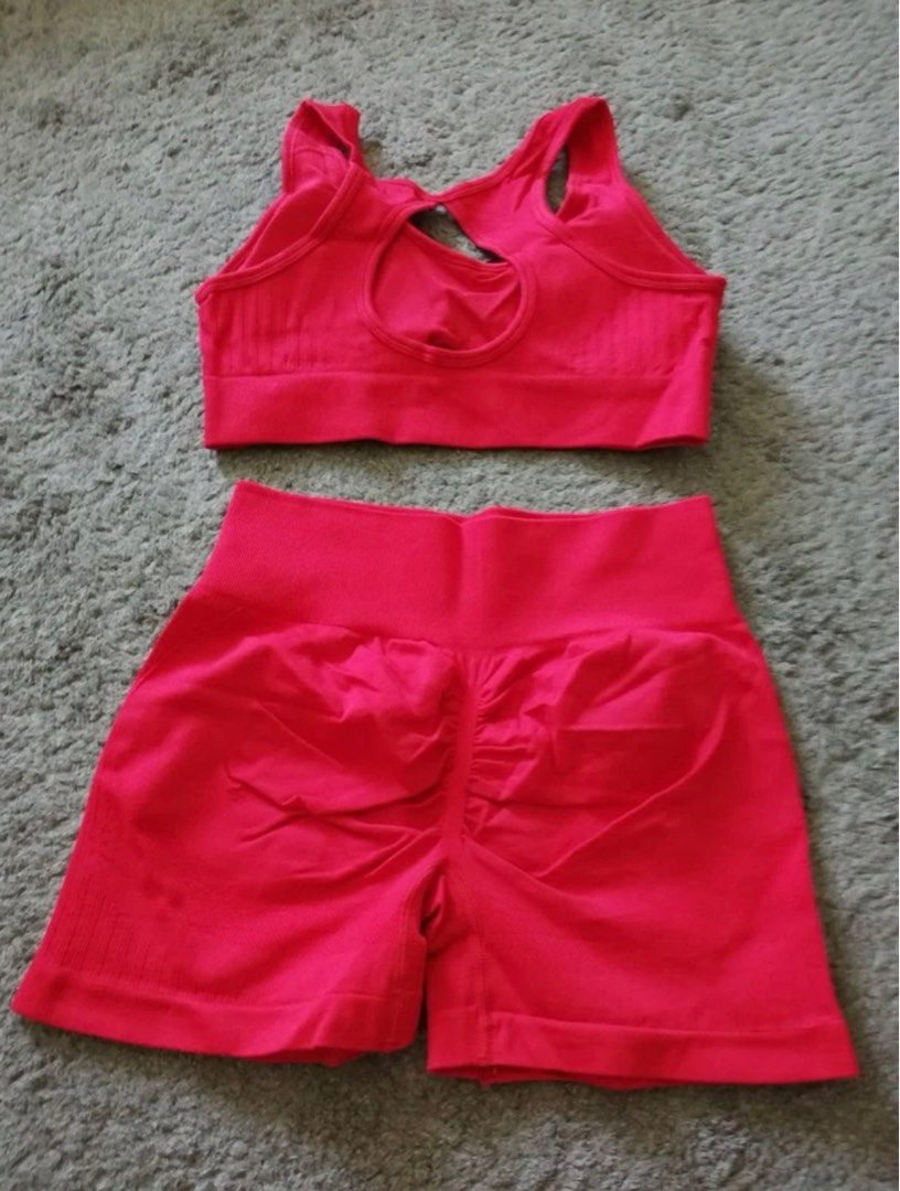 Red Workout Set on Carousell