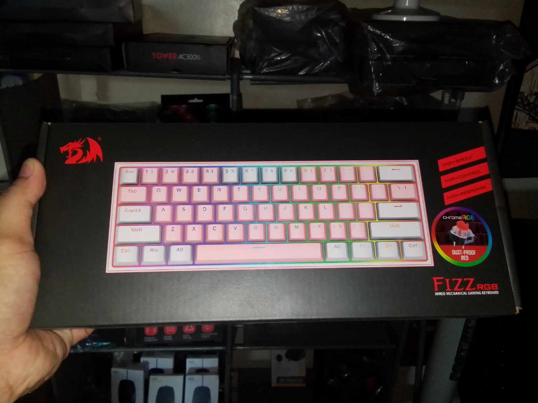 REDRAGON Fizz K617 RGB USB Mini Mechanical Gaming Keyboard hot ...