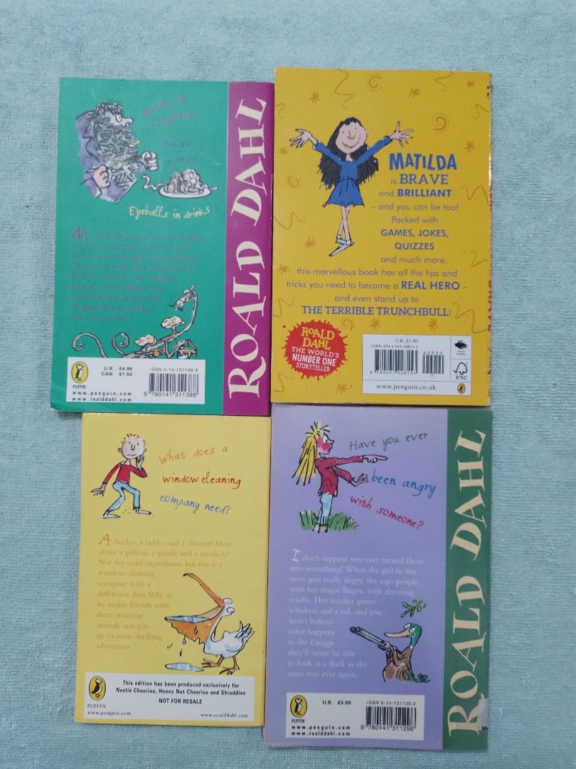 Roald Dahl bundle - teen fiction, Hobbies & Toys, Books & Magazines ...