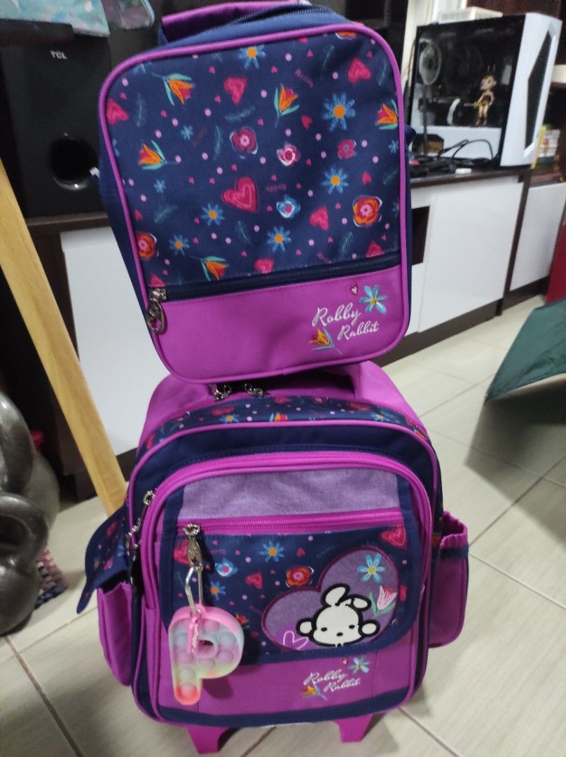Robby rabbit trolley with lunch bag on Carousell