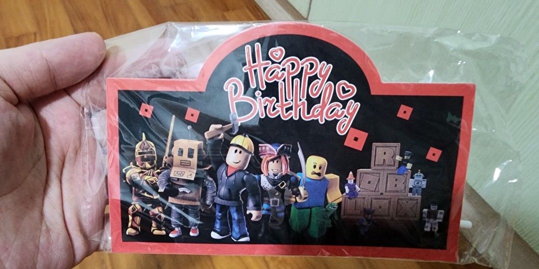 Roblox Party Deco Set, Hobbies & Toys, Stationery & Craft, Occasions ...