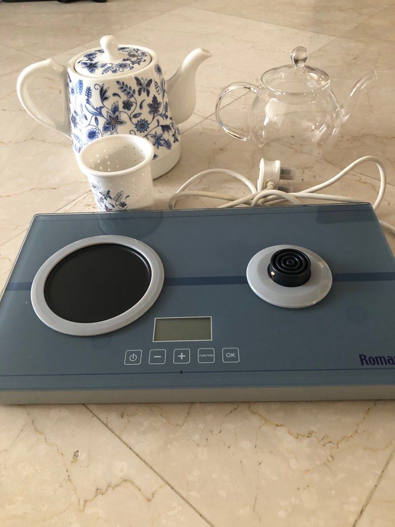 Roman Ceramic Electric Kettle and teapot set, TV & Home Appliances ...