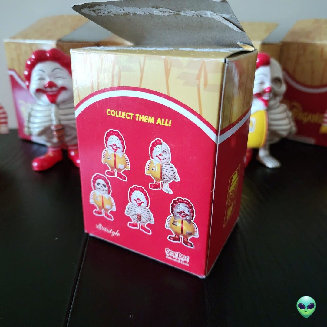 Ron English Mc SUPERSIZED MINI POPAGANDA (5 pcs Set) McDonald'S 麥當勞 ...