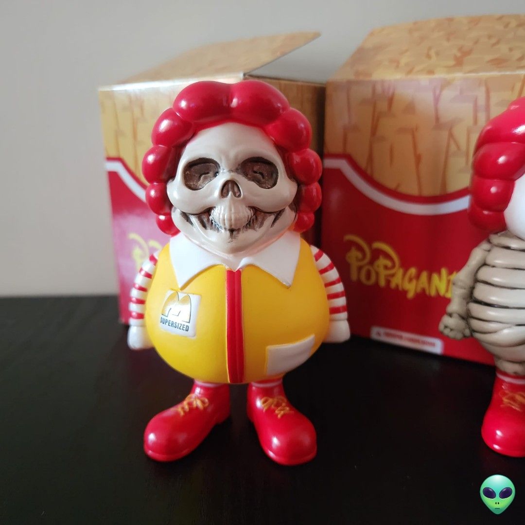 Ron English Mc SUPERSIZED MINI POPAGANDA (5 pcs Set) McDonald'S 麥當勞 ...