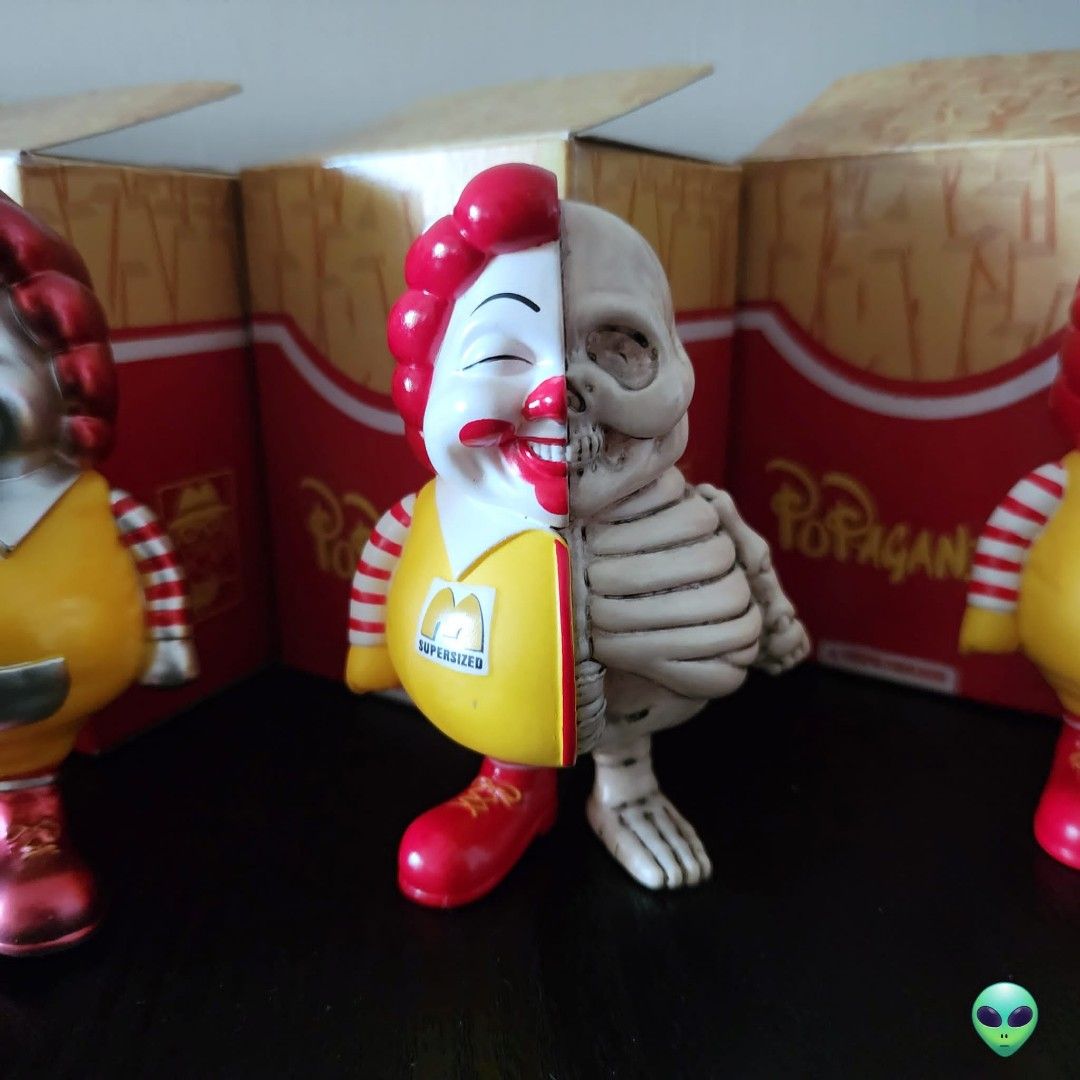 Ron English Mc SUPERSIZED MINI POPAGANDA (5 pcs Set) McDonald'S 麥當勞 ...