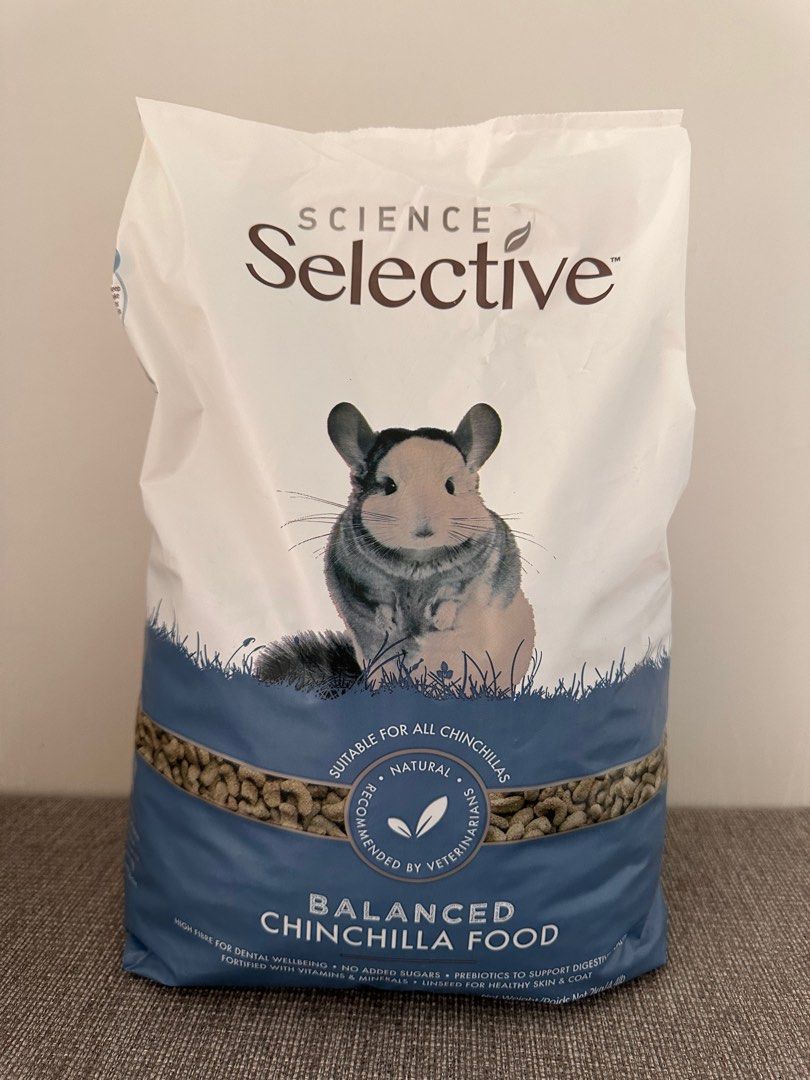 Science selective balanced chinchilla food (2kg), Pet Supplies, Pet ...