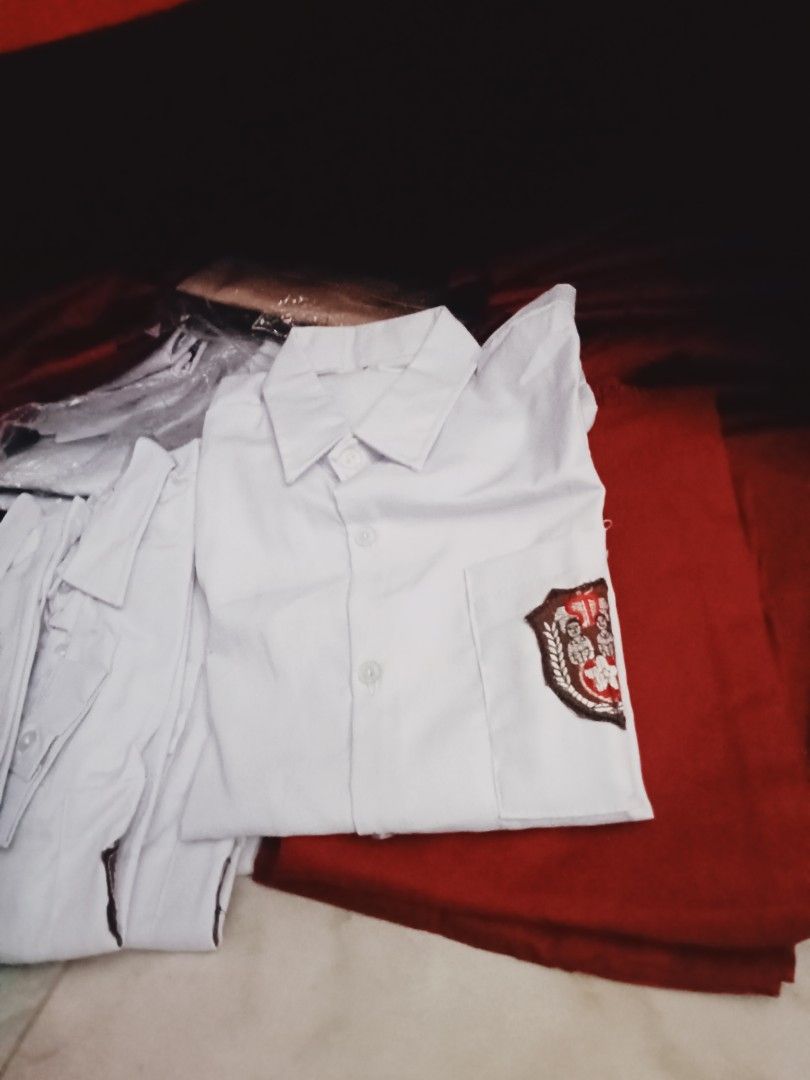 Seragam sekolah dasar merah putih bahan Oxford dan drill baru, Bayi ...