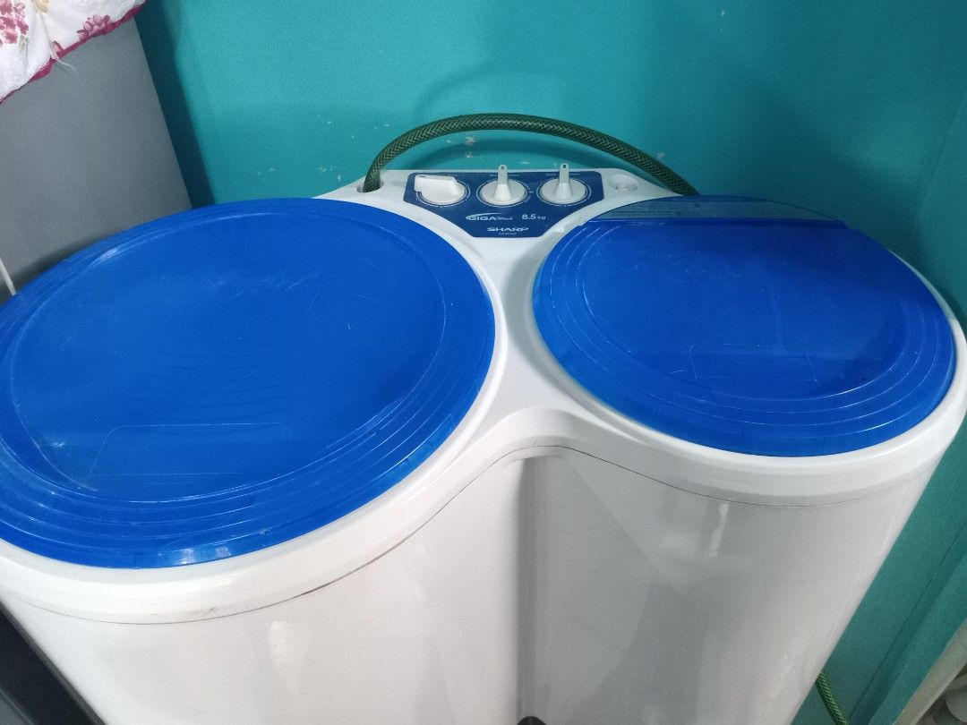 Sharp Giga Wash Twin Tub Washing Machine, TV & Home Appliances, Washing ...
