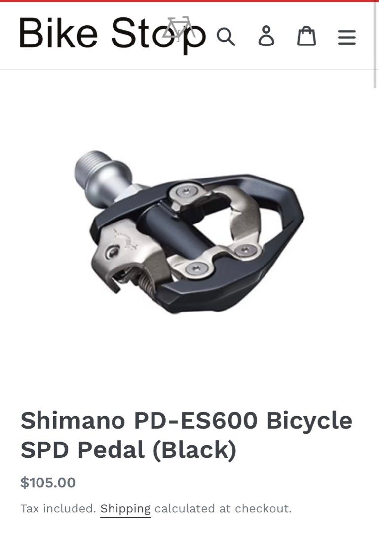 Shimano SPD Pedal (PD-ES600), Sports Equipment, Bicycles & Parts, Parts & Accessories on Carousell