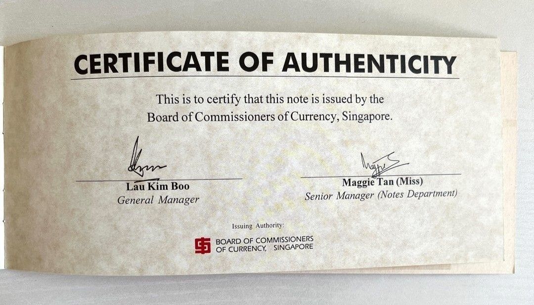 Singapore 25th Years Anniversary 1971 to 1996 $25 Commemorative Note ...