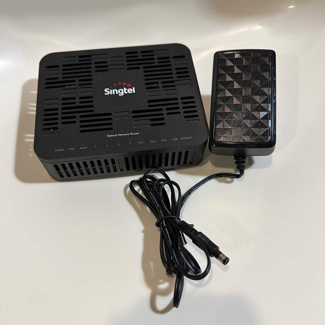 SingTel Optical Network Router, Computers & Tech, Parts & Accessories ...