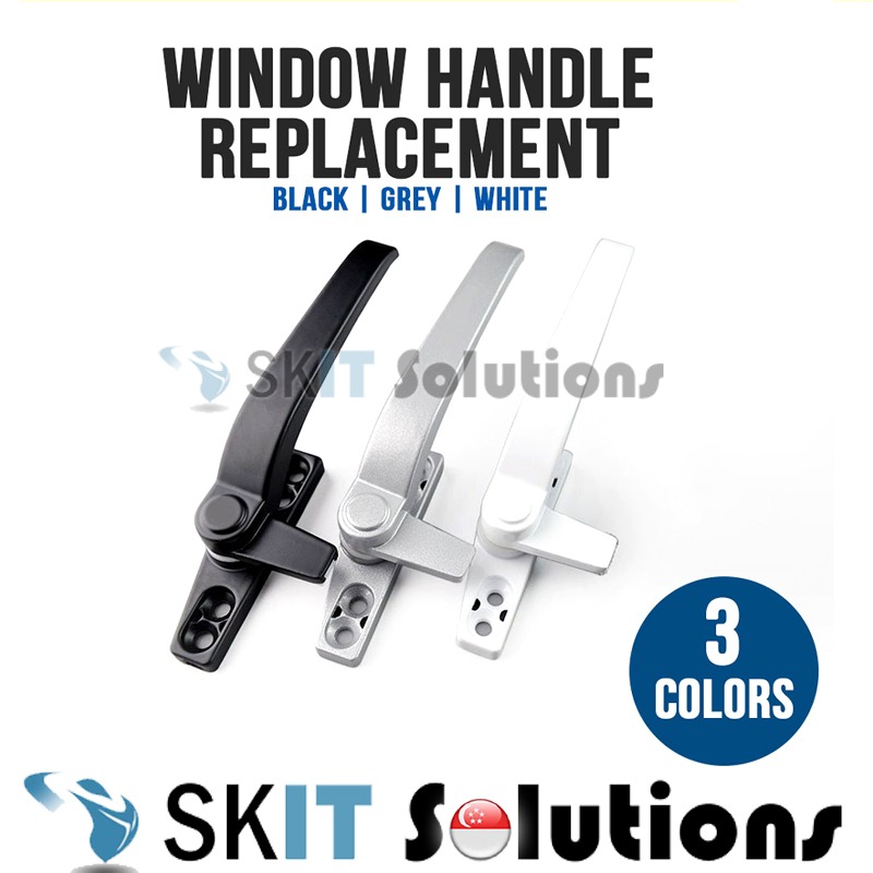 【SKIT SG】 Aluminium Casement Window Lock Handle - DIY Lever Replacement ...