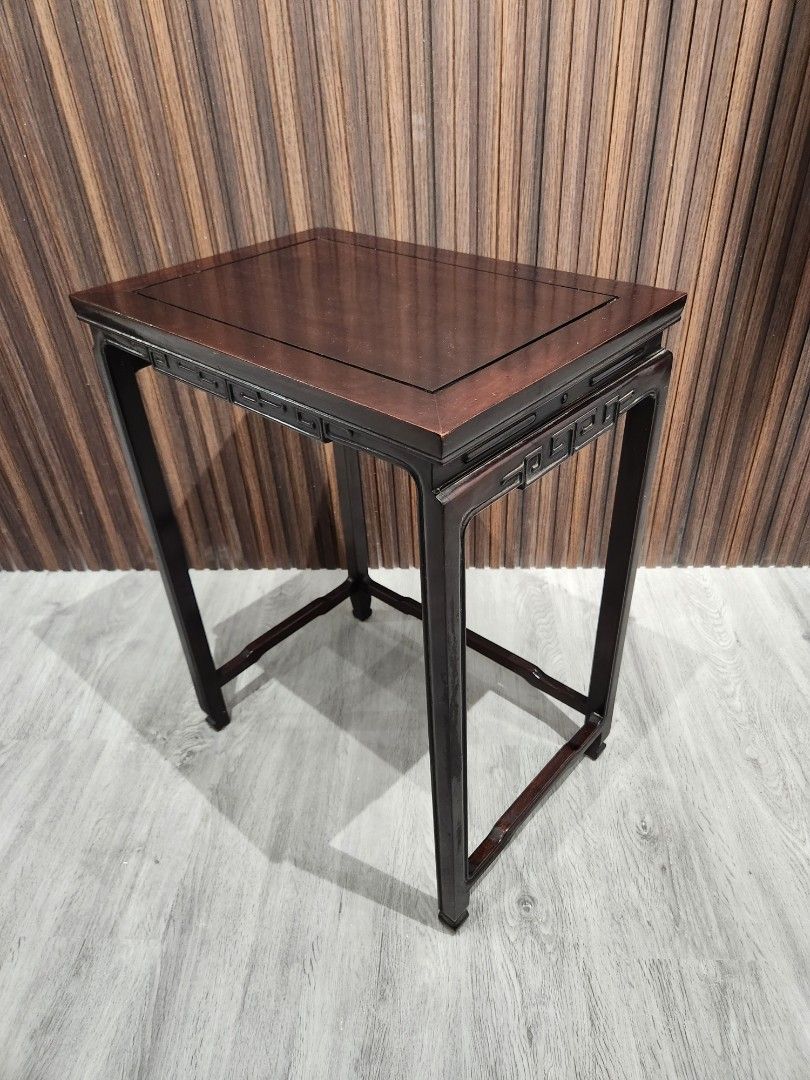 solid rose wood side table, Furniture & Home Living, Furniture, Tables ...