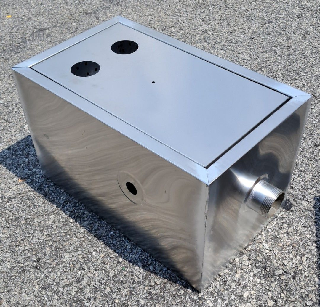 STAINLESS STEEL GREASE TRAP INTERCEPTOR / OILS TRAP / OIL WATER ...