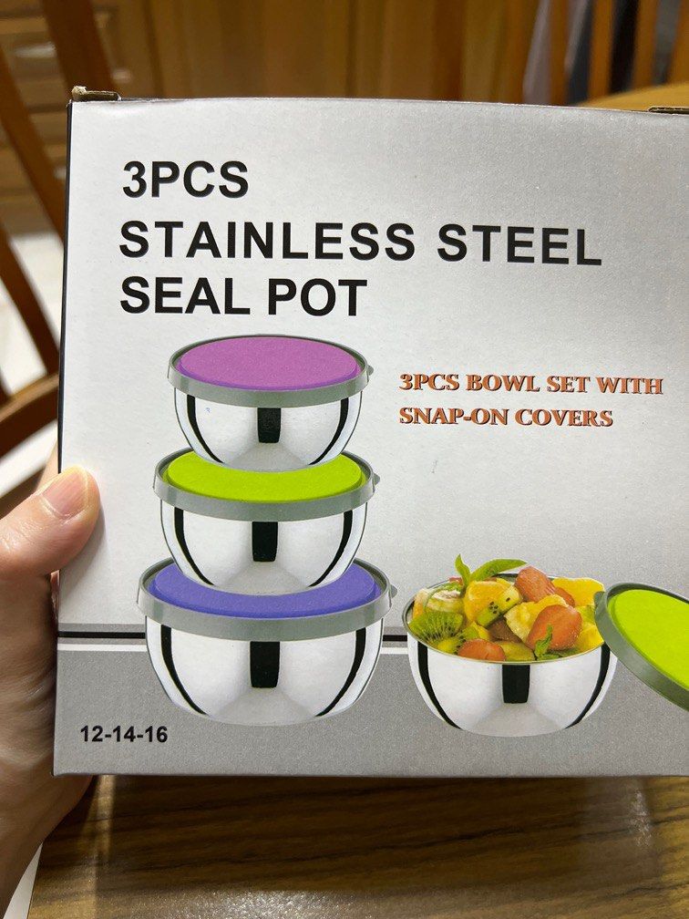 Stainless steel seal pot, Furniture & Home Living, Kitchenware ...