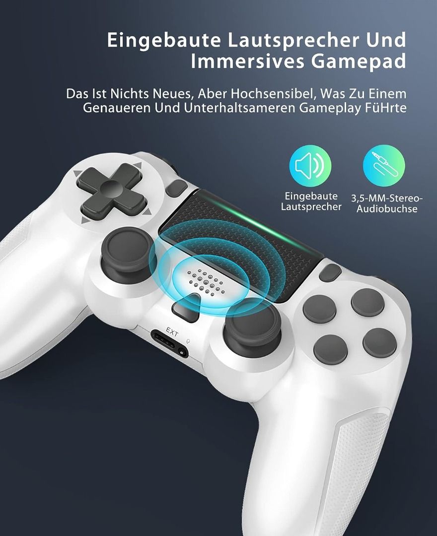 "[Stockist.SG] Playstation Wireless Controller - Gyro, Speaker, 1000mAh ...