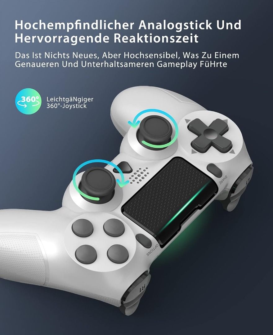 "[Stockist.SG] Playstation Wireless Controller - Gyro, Speaker, 1000mAh ...