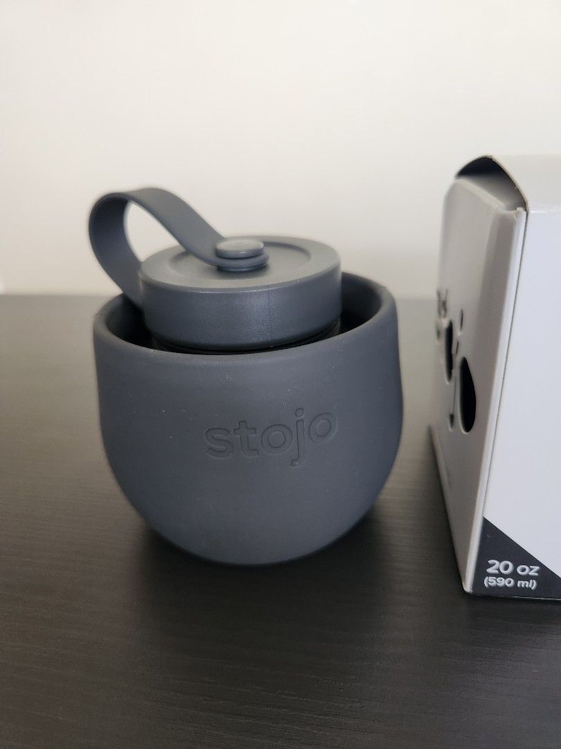 STOJO Collapsible Bottle Dark Grey 590ml, Furniture & Home Living ...