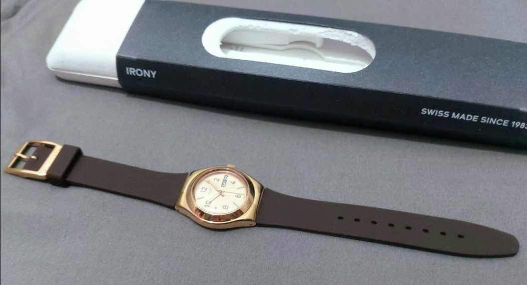 Swatch Brownee, Women's Fashion, Watches & Accessories, Watches on ...