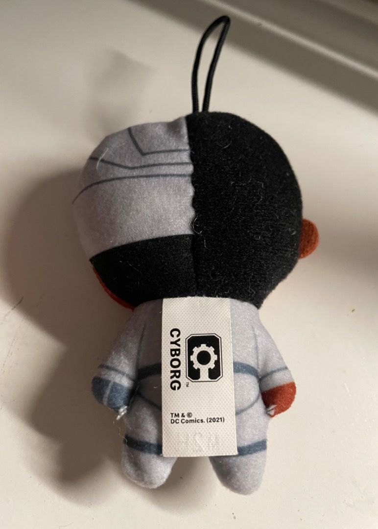 Teen Titans Cyborg mini keychain doll, Hobbies & Toys, Memorabilia ...