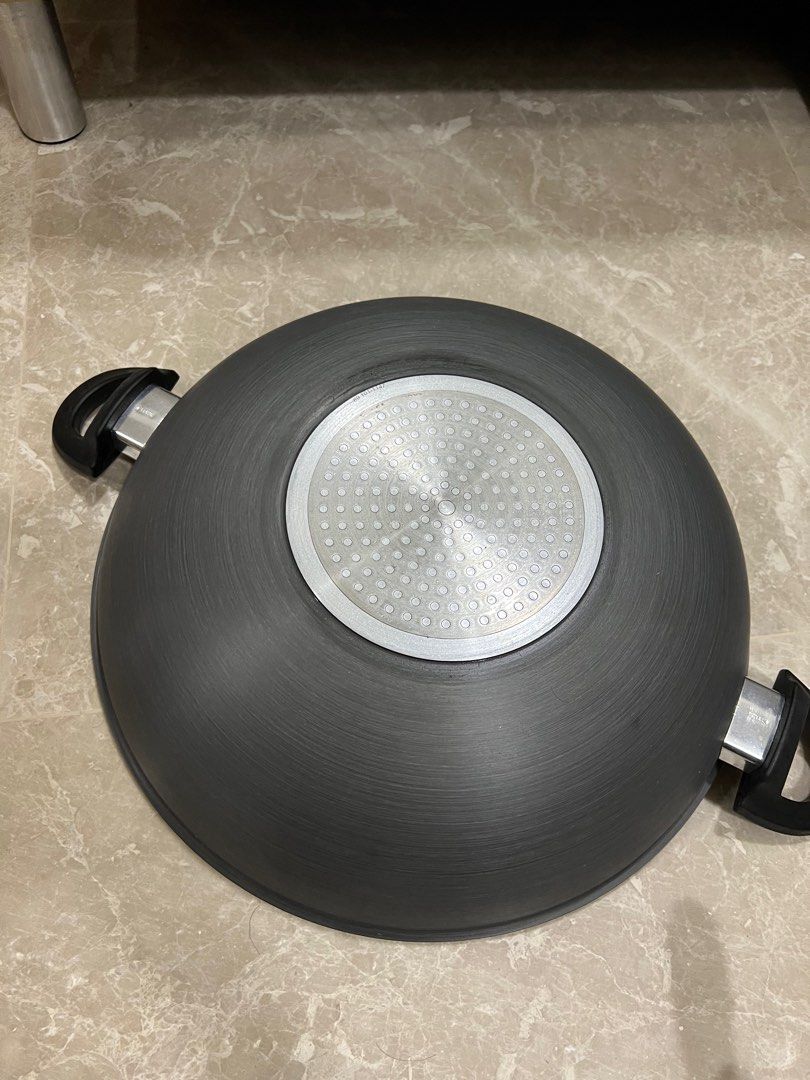 Tefal Induction Cooking Wok (14.7” / 36cm with lid), Furniture & Home ...