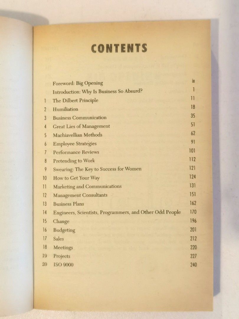 The Dilbert principle A cubicles eye view of Bosses Book By Scott adams ...