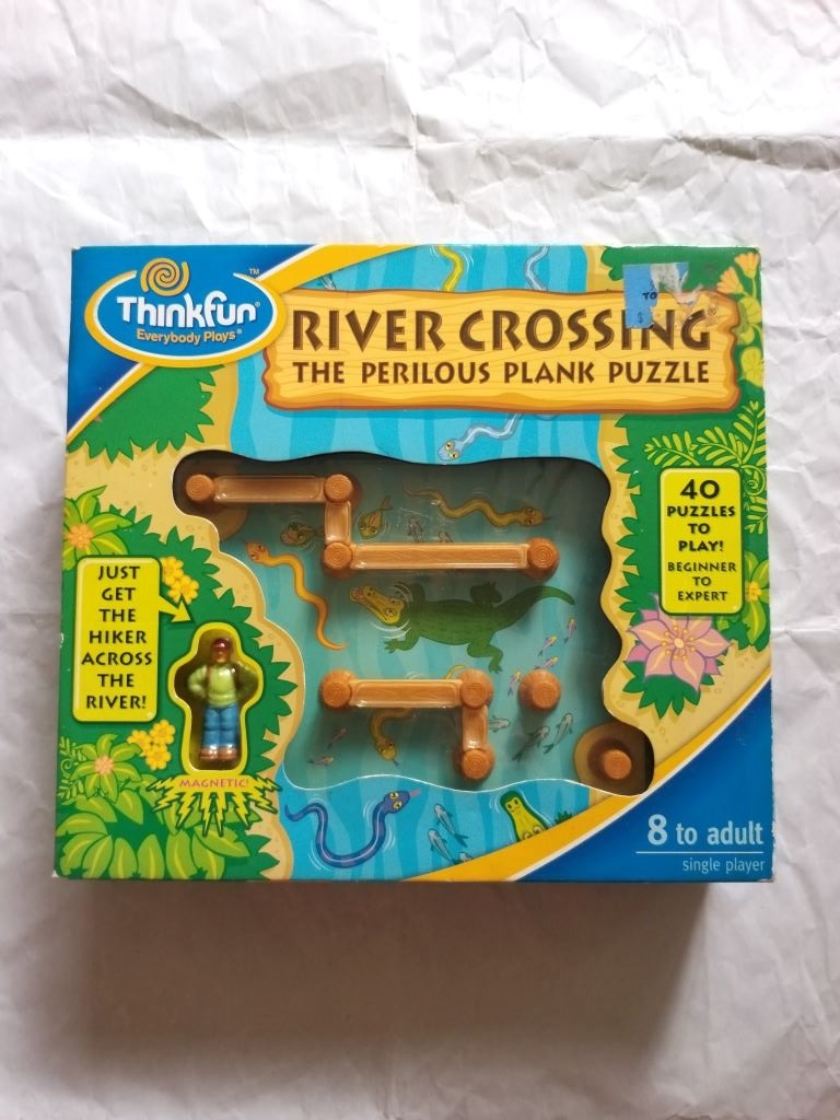 ThinkFun River Crossing Plank Puzzle, Hobbies & Toys, Toys & Games on ...