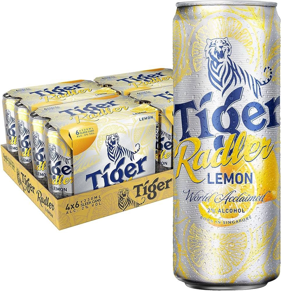 Tiger Radler Lemon 24s, Food & Drinks, Beverages on Carousell