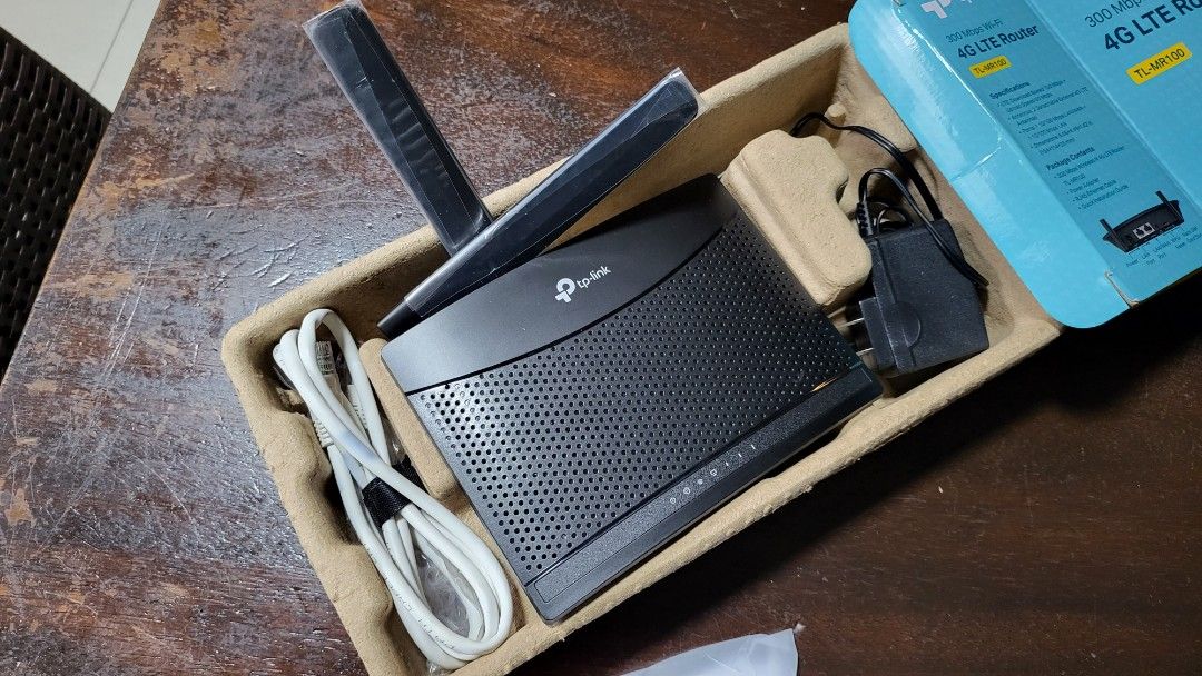 TP-Link Sim Card TL-MR100 Router, Computers & Tech, Parts & Accessories ...