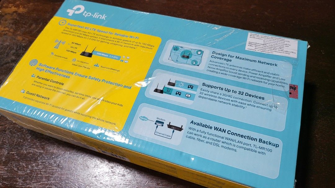 TP Link Sim Card TL MR100 Router Computers Tech Parts Accessories Networking On Carousell