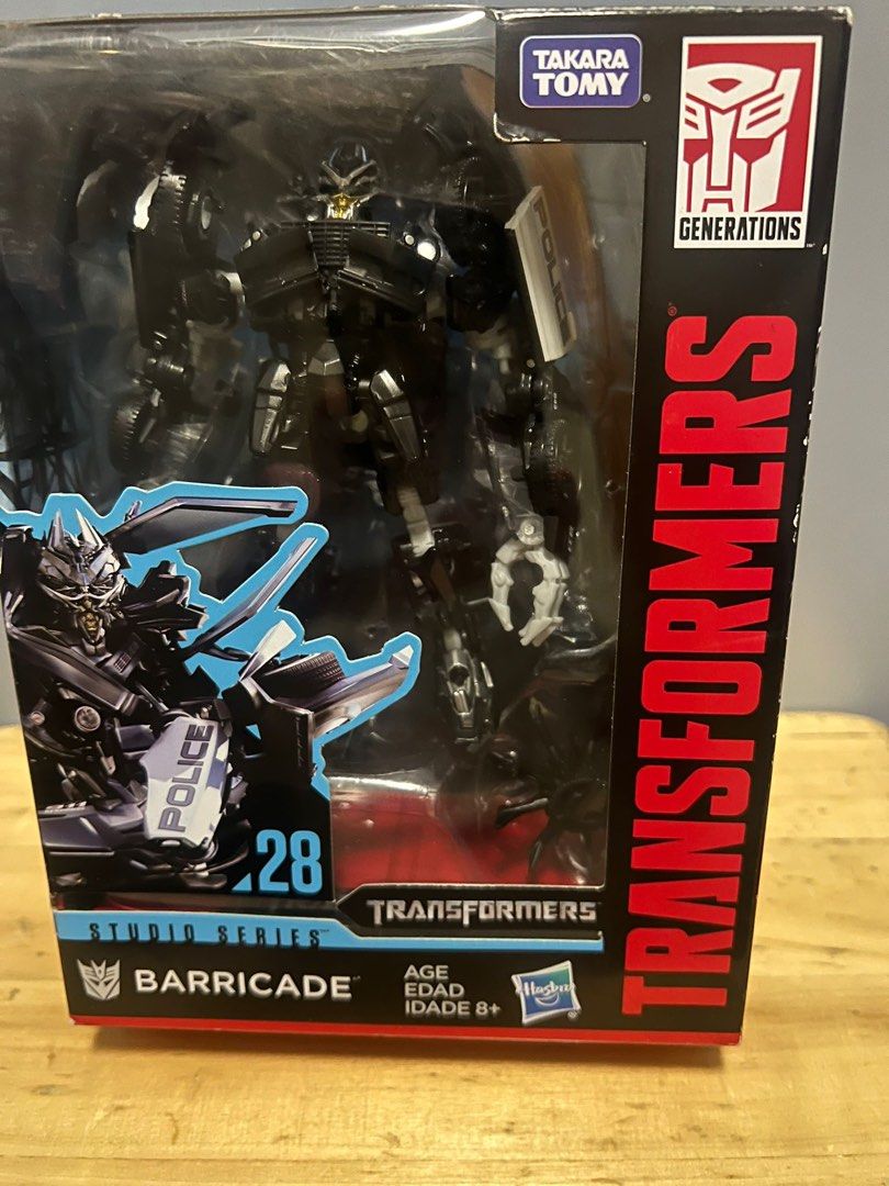變形金剛路障，Transformers Studio series 28,變型金剛barricade, 興趣及遊戲, 玩具 & 遊戲類 ...
