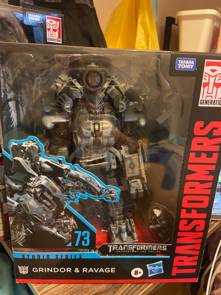 全新未開變形金剛Transformers Studio Series Leader Class SS-73 Grindor & Ravage ...