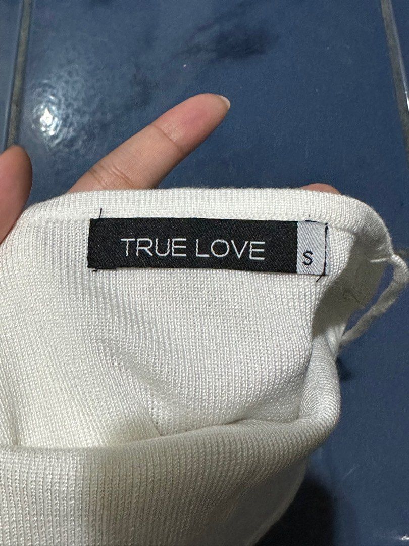 True Love Top (off white color) on Carousell