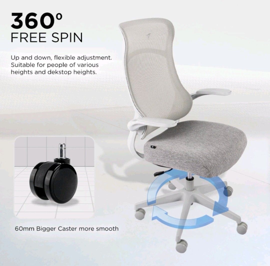 TT Airflex Ergochair Home Office Mesh Chair, Furniture & Home Living, Furniture, Chairs on Carousell